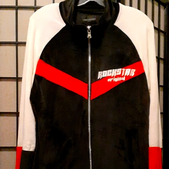 Rockstar Original | Jackets & Coats | Mens Rockstar Original Velour Zip ...